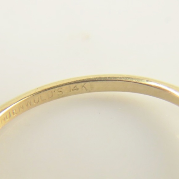 Ub Jewelry Me Luv U Long Time 2 Carat 4k Gold Ring Poshmark